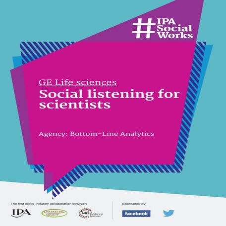 GE Lifesciences - Social Listening for Scientists | PDF | Free Download