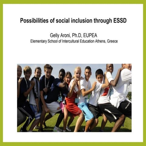 Social inclusion through European School Sport Day | PPT
