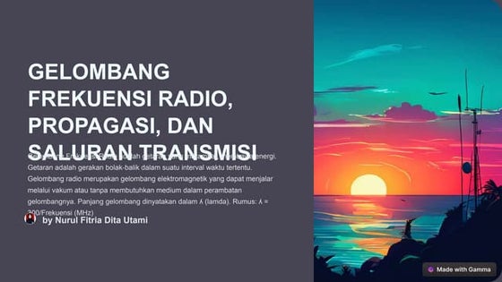 Bab 4 propagasi gelombang radio | PDF