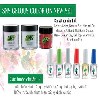 SNS Gelous color new set | PDF
