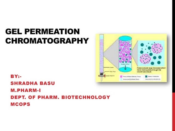 Gel exclusion chromatography | PDF | Chemistry | Science