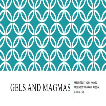gels and magmas.pptxdosage form pharmacy | PPTX