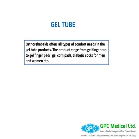 Gel tube | PPTX