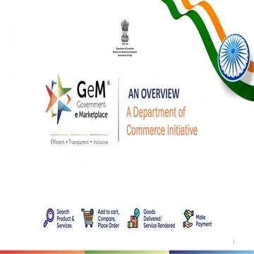 GEM purchase guidelines and use GEM portal | PPTX