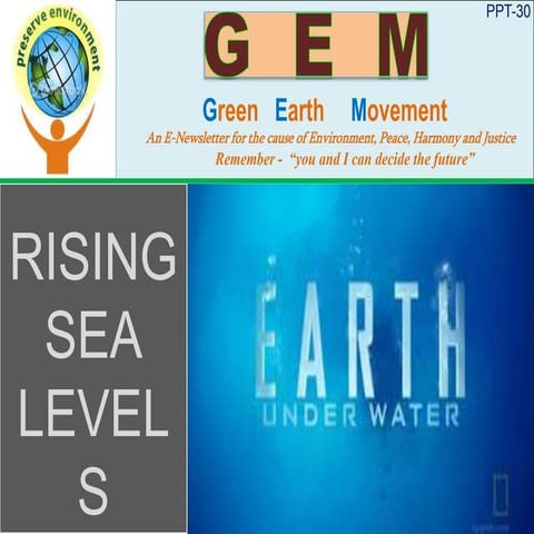 Gem ppt-30-rising sea levels | PPTX | Geography | Science