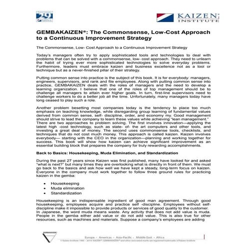 10 case studies for kaizen implementation | PPT