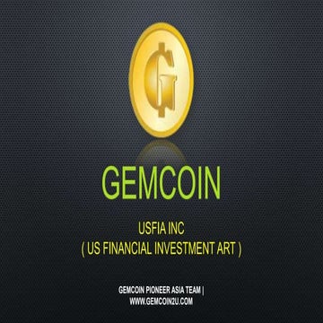 Gemcoin presentation (www.gemcoin2u.com) eng | PPTX