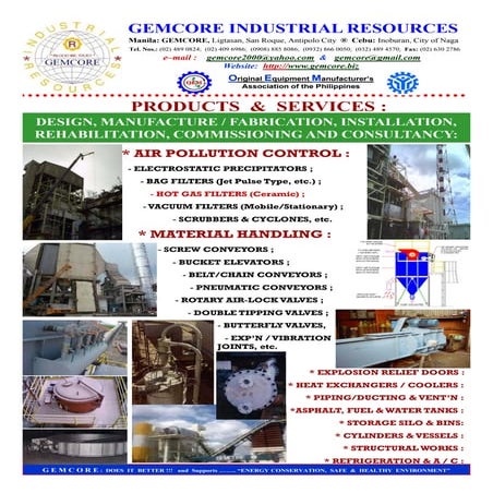 GEMCORE Company Profile | PDF