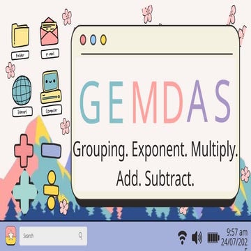 GEMDAS-PowerPoint presentation.pptx Grade 7 topic | PPTX