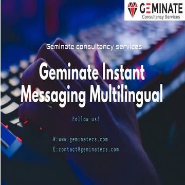 Geminate Instant Messaging Multi Language | PDF