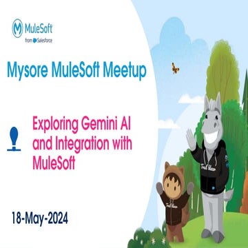 Exploring Gemini Ai And Integration With Mulesoft Mulesoft Mysore