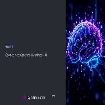 A presentation about Gemini large language model.pptx