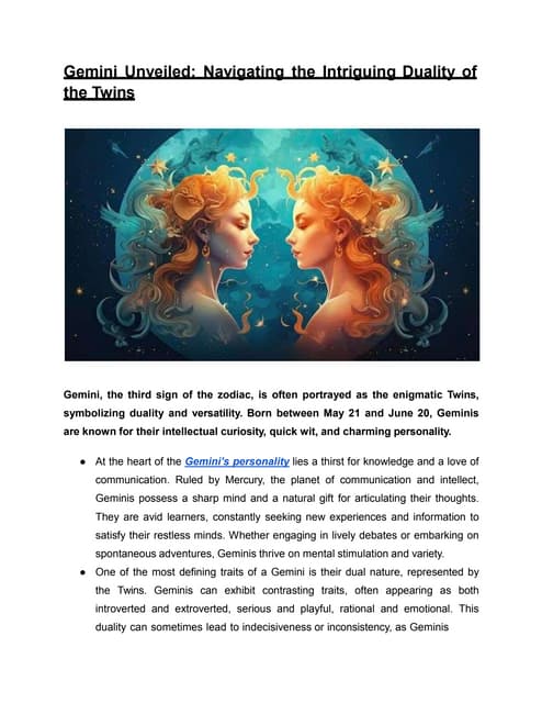 Gemini Zodiac Sign_ Embracing the Duality of the Caring Twins.pdf