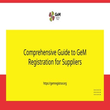 How to use GeM bid advanced search effectively. | PDF