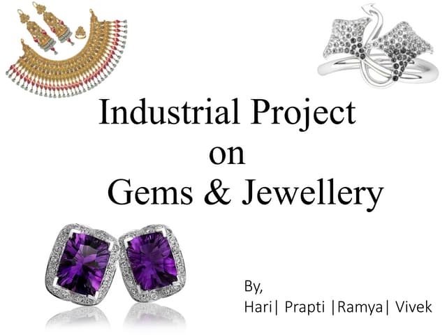 gems and jewellery ppt | PPTX