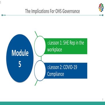 Module 5-The Implications For OHS Governance | PPTX | Infectious ...