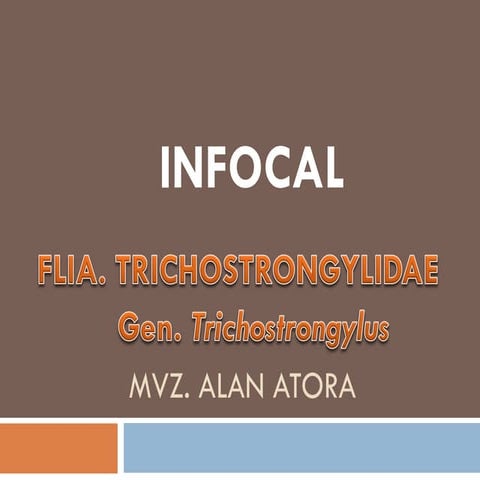 Bunostomum trigonocephalum | PPTX