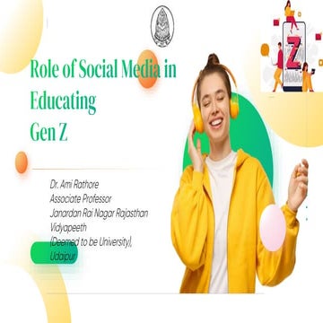 Concept of Generation-z and use of social media | PPTX