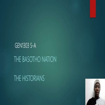 Basotho history and cultural practices.. | PPTX