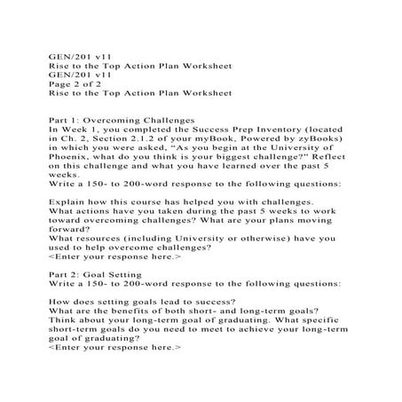 GEN201 v11Rise to the Top Action Plan WorksheetGEN201 v11P.docx