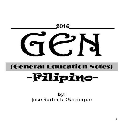Filipino (GEN) | PPT