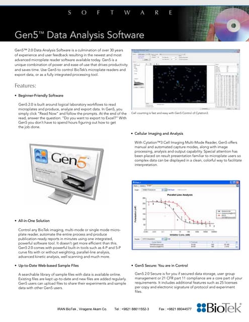 Cytation 3 single sheet english | PDF