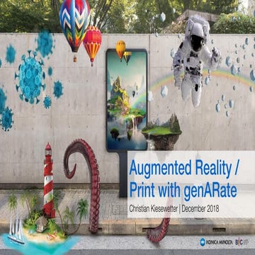 genARate - Augmented Reality platform for Print | PPT