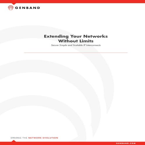 The IP Packet Exchange (IPX) by GENBAND | PDF