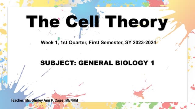 A.1 Postulates of the Cell Theory.ppt