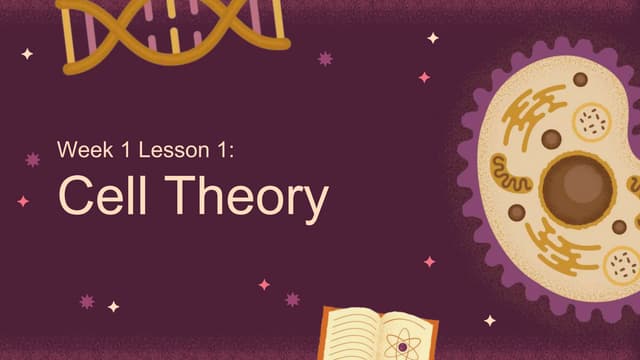 Cell Theory | PPT