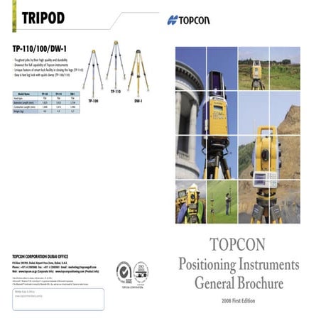 Topcon Positioning Product General Brochure | PDF