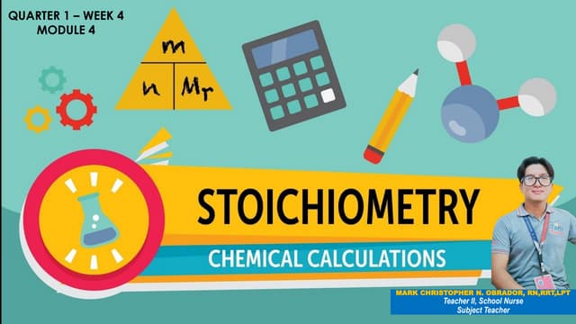 Stoichiometry | PPTX