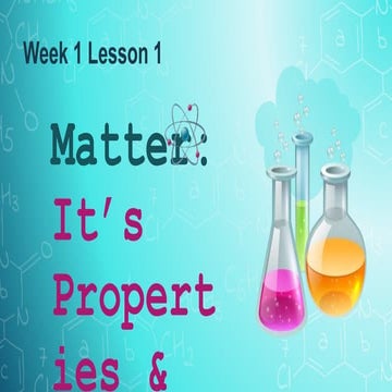 Properties of Matter | PPTX