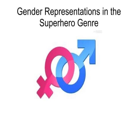 Superhero Films - textual features | PPTX