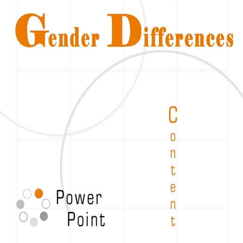 GENDER DIFFERENCES POWERPOINT | PPT