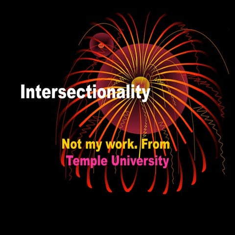 Gender intersectionality collins | PPT