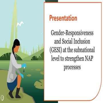 Gender-Responsiveness and Social Inclusion (GESI) at the Subnational ...