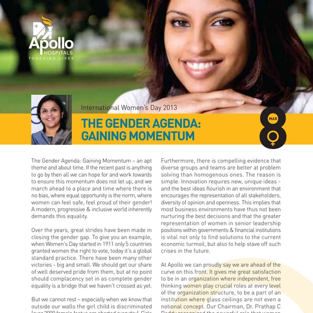 The Gender Agenda: Gaining Momentum | PDF