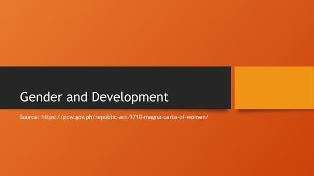 MAGNA CARTA for WOMEN R.A. 9710 | PPT