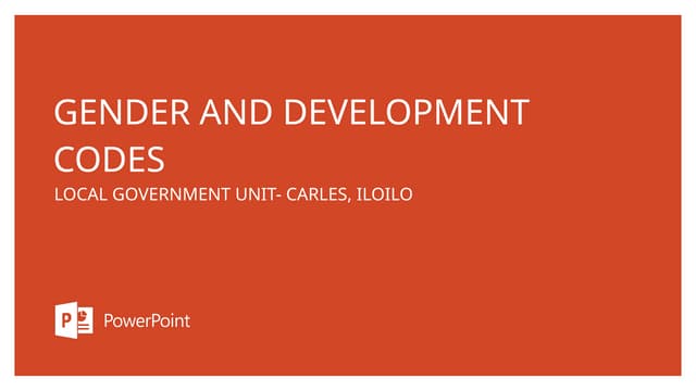 Local gad planning & budgeting | PPT