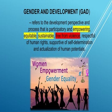 Gender and Development (GAD) PowerpointnPresentation | PPT