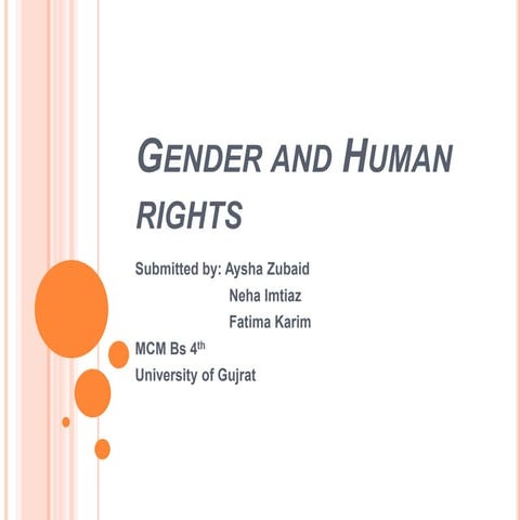 Gender and human rights | PPT