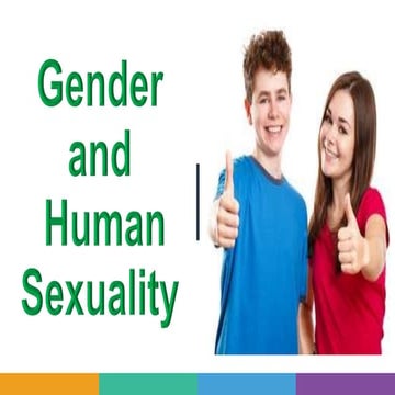 Gender and human sexuality | PPT
