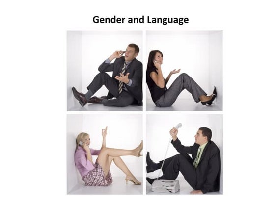 Language & gender presentation | PPT