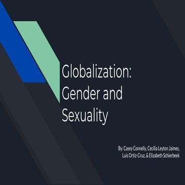 Gender and sexuality | PPTX
