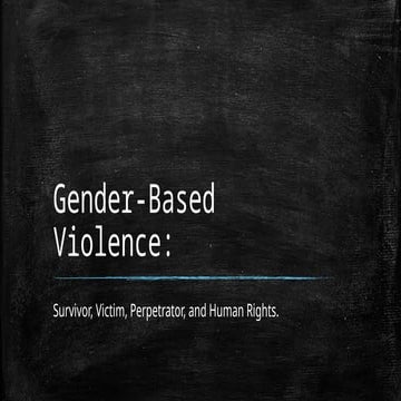 JapoleDiacoma_Lesson15_Gender-Based-Violence-Survivor-Victim ...