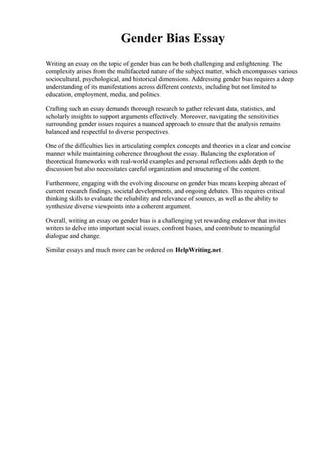 Essays On Gender Inequality.pdf