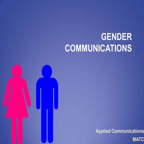 Gender Communications | PPSX