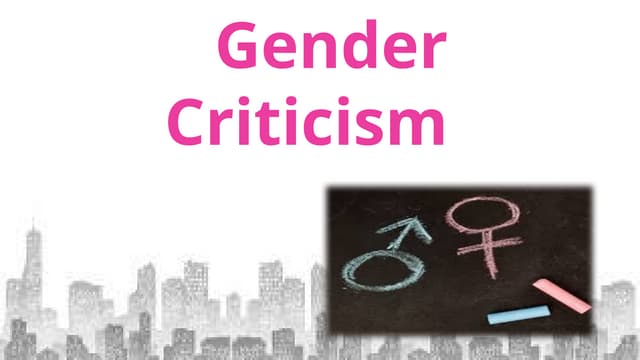 Gender Critcism | PPTX