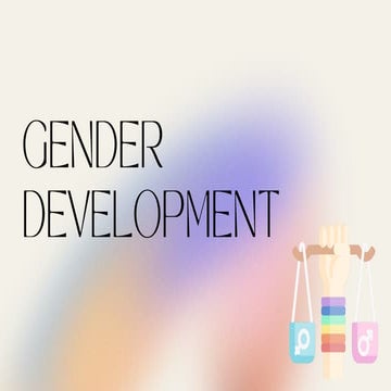 Gender Development Powerpoint Slides Psychology of Adolescents | PPT